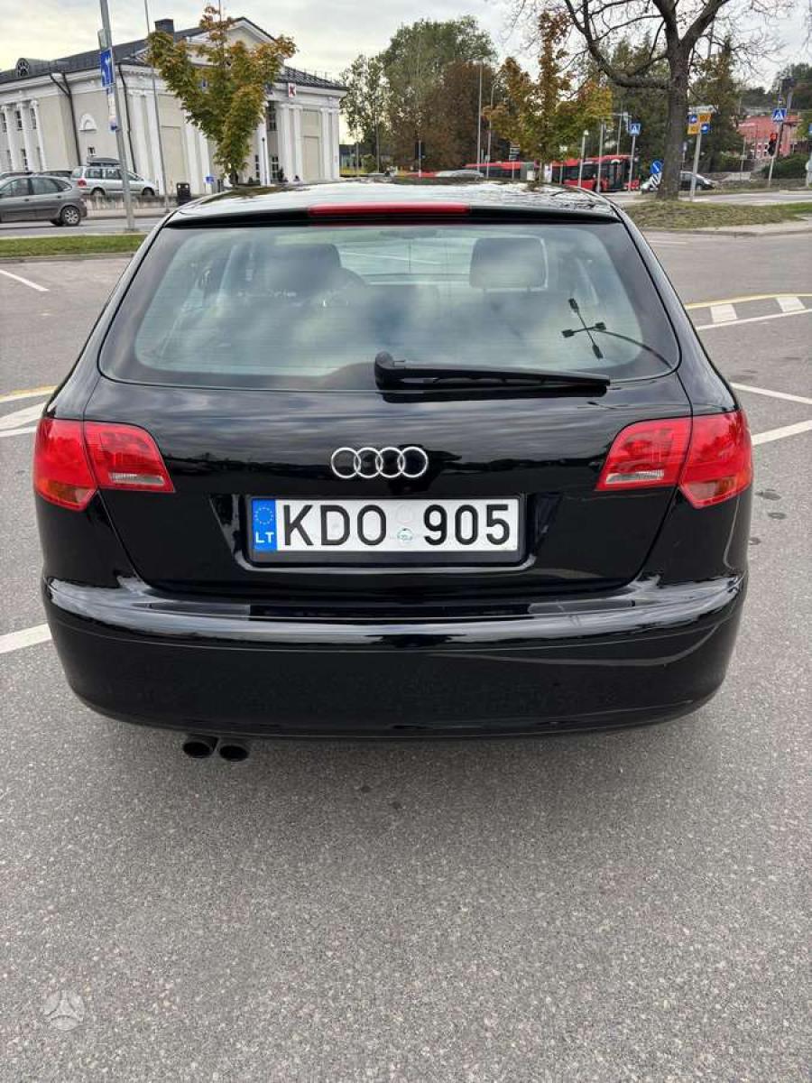 Melns Audi A3 2006 Viļņa, ar dzinēja tilpumu 1.98 L un nobraukumu 327 tūkst. km par 3150 €, foto 5 vietnē AUTOMOTO.COM.LV