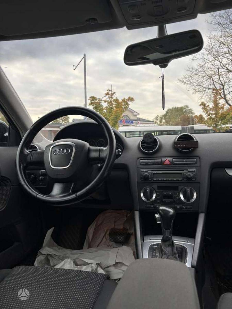 Melns Audi A3 2006 Viļņa, ar dzinēja tilpumu 1.98 L un nobraukumu 327 tūkst. km par 3150 €, foto 9 vietnē AUTOMOTO.COM.LV