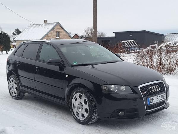 Black Audi A3 2006 in Mazeikiai, with an engine capacity of 2.00 L and mileage of 282 thousand km for 3750 €, photo 1 on AUTOMOTO.COM.LV