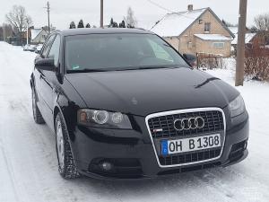 Black Audi A3 2006 in Mazeikiai, with an engine capacity of 2.00 L and mileage of 282 thousand km for 3750 €, photo 3 on AUTOMOTO.COM.LV