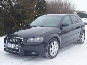 Black Audi A3 2006 in Mazeikiai, with an engine capacity of 2.00 L and mileage of 282 thousand km for 3750 €, photo 4 on AUTOMOTO.COM.LV