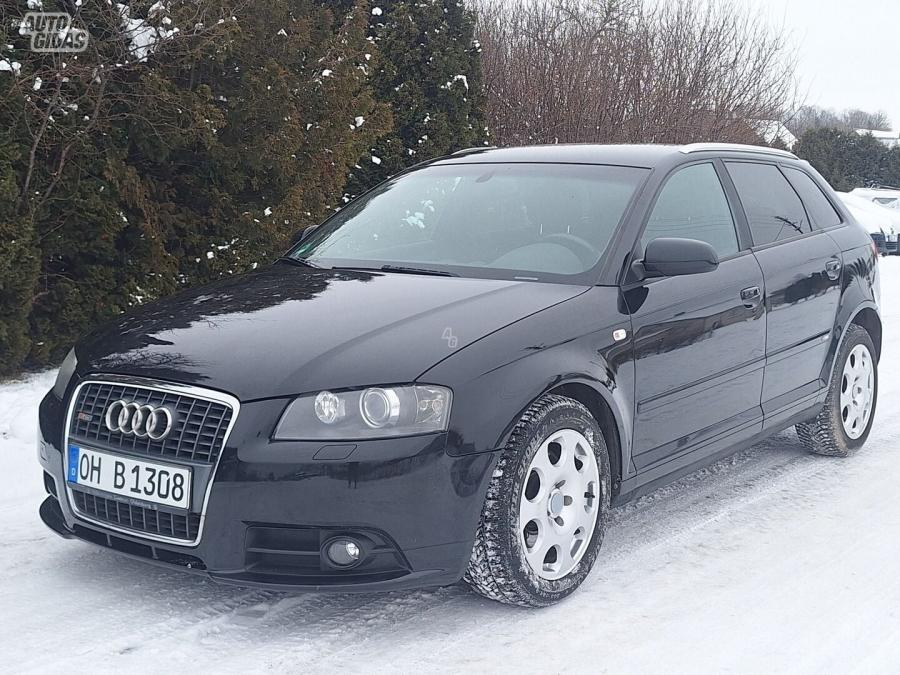 Black Audi A3 2006 in Mazeikiai, with an engine capacity of 2.00 L and mileage of 282 thousand km for 3750 €, photo 4 on AUTOMOTO.COM.LV