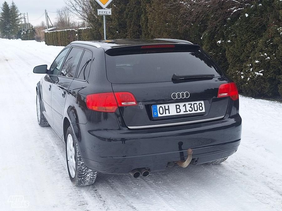 Black Audi A3 2006 in Mazeikiai, with an engine capacity of 2.00 L and mileage of 282 thousand km for 3750 €, photo 7 on AUTOMOTO.COM.LV