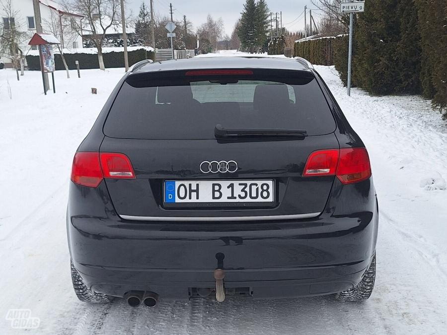 Black Audi A3 2006 in Mazeikiai, with an engine capacity of 2.00 L and mileage of 282 thousand km for 3750 €, photo 8 on AUTOMOTO.COM.LV
