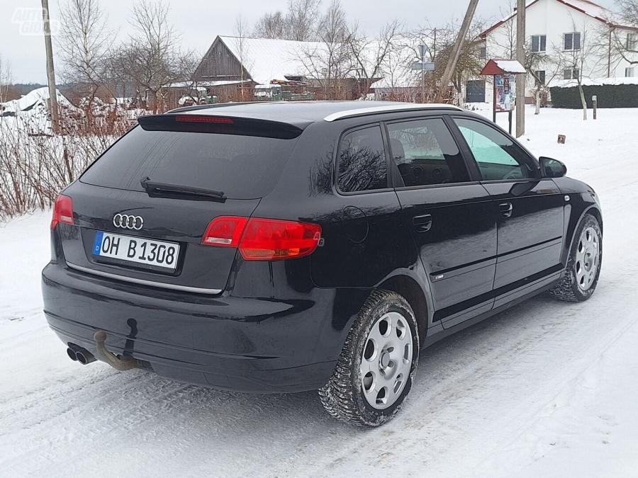 Black Audi A3 2006 in Mazeikiai, with an engine capacity of 2.00 L and mileage of 282 thousand km for 3750 €, photo 10 on AUTOMOTO.COM.LV