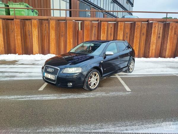 Black Audi A3 2006 in Kaunas, with an engine capacity of 2.00 L and mileage of 295 thousand km for 3200 €, photo 1 on AUTOMOTO.COM.LV