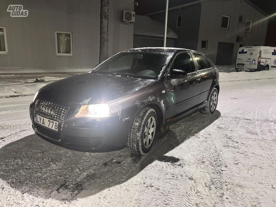 Black Audi A3 2006 in Panevezys, with an engine capacity of 1.90 L and mileage of 301 thousand km for 1450 €, photo 1 on AUTOMOTO.COM.LV
