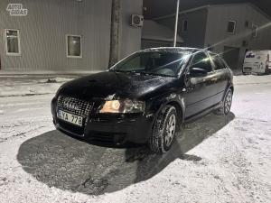 Black Audi A3 2006 in Panevezys, with an engine capacity of 1.90 L and mileage of 301 thousand km for 1450 €, photo 2 on AUTOMOTO.COM.LV