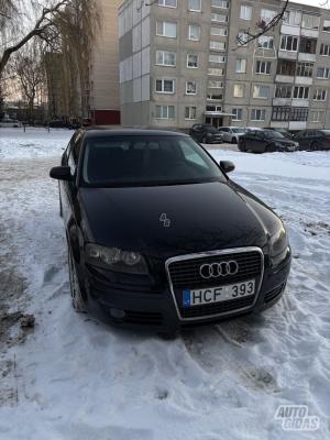 Black Audi A3 2006 in Kaunas, with an engine capacity of 2.00 L and mileage of 408 thousand km for 2400 €, photo  on AUTOMOTO.COM.LV
