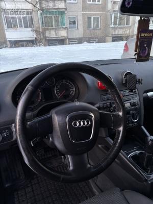 Melns Audi A3 2006 Kauņa, ar dzinēja tilpumu 2.00 L un nobraukumu 408 tūkst. km par 2400 €, foto 7 vietnē AUTOMOTO.COM.LV