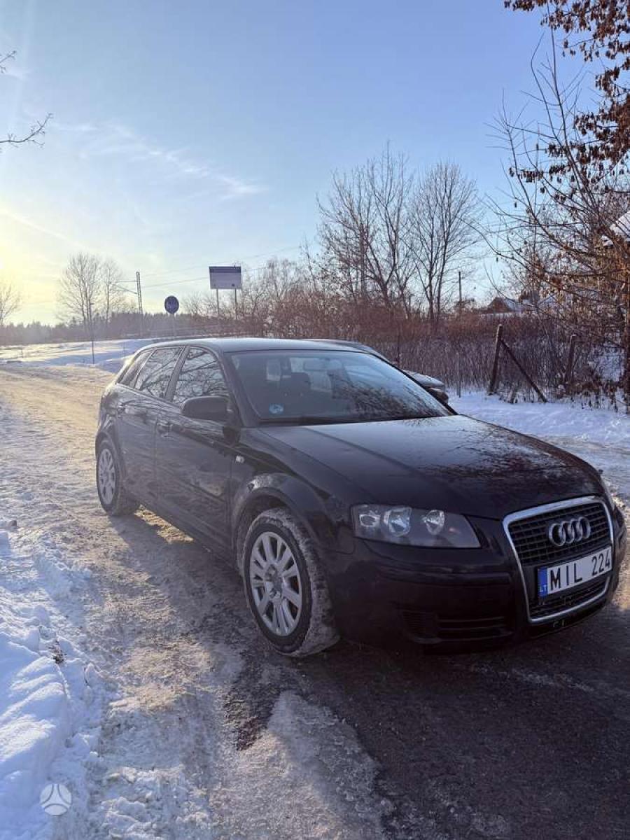 Black Audi A3 2006 in Vilnius, with an engine capacity of 2.00 L and mileage of 350 thousand km for 2250 €, photo 2 on AUTOMOTO.COM.LV