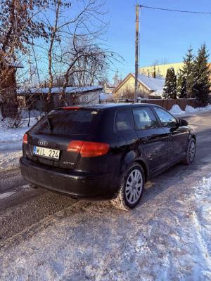 Black Audi A3 2006 in Vilnius, with an engine capacity of 2.00 L and mileage of 350 thousand km for 2250 €, photo 3 on AUTOMOTO.COM.LV