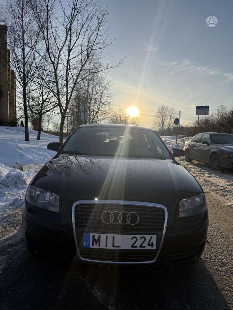 Black Audi A3 2006 in Vilnius, with an engine capacity of 2.00 L and mileage of 350 thousand km for 2250 €, photo 6 on AUTOMOTO.COM.LV