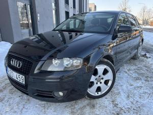 Melns Audi A3 2006 Kauņa, ar dzinēja tilpumu 1.97 L un nobraukumu 360 tūkst. km par 2650 €, foto  vietnē AUTOMOTO.COM.LV