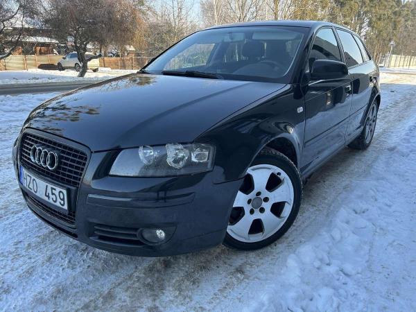 Black Audi A3 2006 in Kaunas, with an engine capacity of 1.97 L and mileage of 360 thousand km for 2650 €, photo 3 on AUTOMOTO.COM.LV