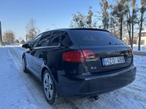 Black Audi A3 2006 in Kaunas, with an engine capacity of 1.97 L and mileage of 360 thousand km for 2650 €, photo 4 on AUTOMOTO.COM.LV