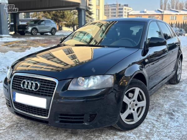 Melns Audi A3 2006 Kauņa, ar dzinēja tilpumu 2.00 L un nobraukumu 300 tūkst. km par 2350 €, foto 1 vietnē AUTOMOTO.COM.LV