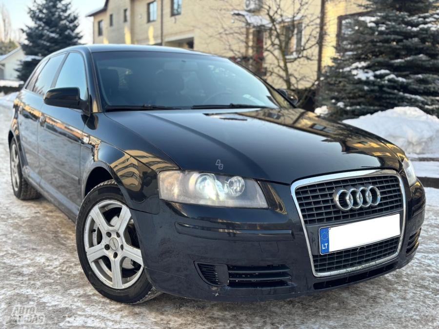 Black Audi A3 2006 in Kaunas, with an engine capacity of 2.00 L and mileage of 300 thousand km for 2350 €, photo 2 on AUTOMOTO.COM.LV