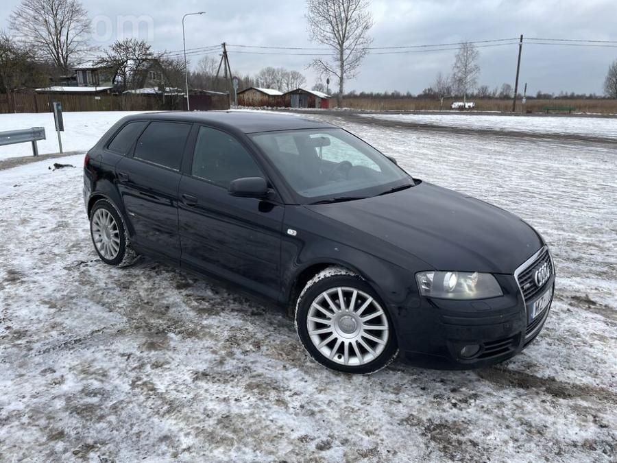 Melns Audi A3 2006 Rīga, ar dzinēja tilpumu 2.00 L un nobraukumu 315 tūkst. km par 3150 €, foto 1 vietnē AUTOMOTO.COM.LV