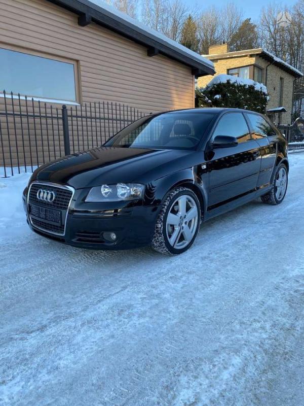 Melns Audi A3 2006 Viļņa, ar dzinēja tilpumu 2.00 L un nobraukumu 223 tūkst. km par 3450 €, foto 2 vietnē AUTOMOTO.COM.LV