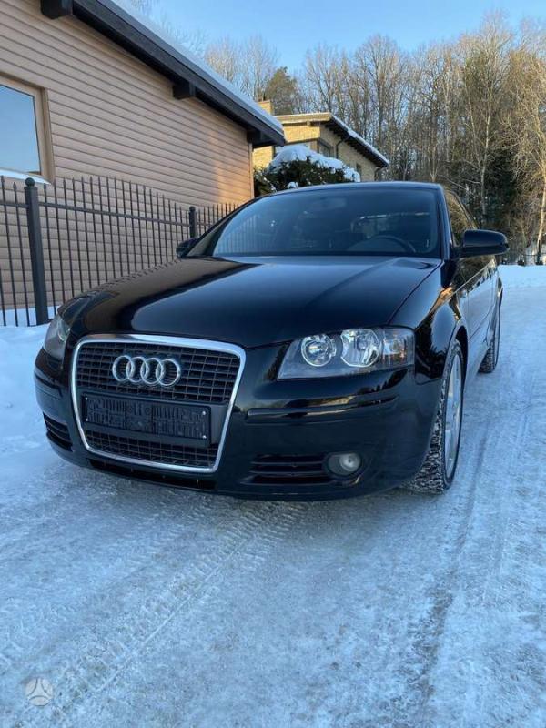 Melns Audi A3 2006 Viļņa, ar dzinēja tilpumu 2.00 L un nobraukumu 223 tūkst. km par 3450 €, foto 3 vietnē AUTOMOTO.COM.LV