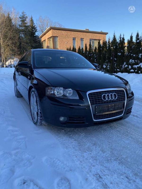 Melns Audi A3 2006 Viļņa, ar dzinēja tilpumu 2.00 L un nobraukumu 223 tūkst. km par 3450 €, foto 4 vietnē AUTOMOTO.COM.LV