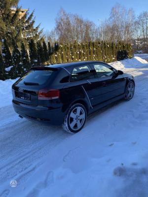 Black Audi A3 2006 in Vilnius, with an engine capacity of 2.00 L and mileage of 223 thousand km for 3450 €, photo 6 on AUTOMOTO.COM.LV