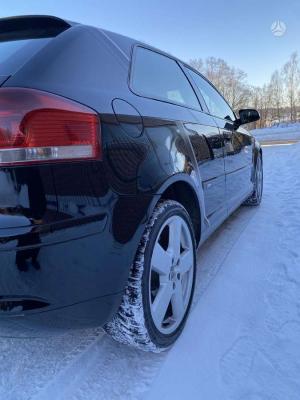 Black Audi A3 2006 in Vilnius, with an engine capacity of 2.00 L and mileage of 223 thousand km for 3450 €, photo 15 on AUTOMOTO.COM.LV