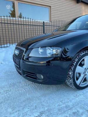 Black Audi A3 2006 in Vilnius, with an engine capacity of 2.00 L and mileage of 223 thousand km for 3450 €, photo 17 on AUTOMOTO.COM.LV