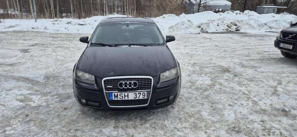 Black Audi A3 2006 in Klaipeda, with an engine capacity of 1.97 L and mileage of 323 thousand km for 3000 €, photo 2 on AUTOMOTO.COM.LV