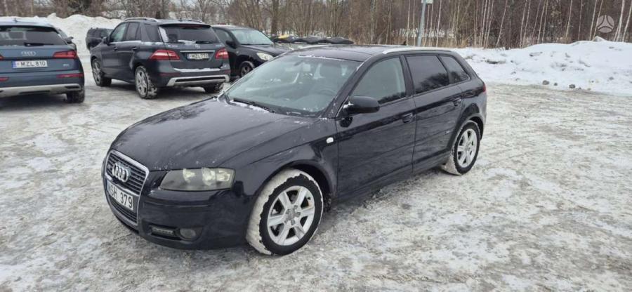 Melns Audi A3 2006 Klaipėda, ar dzinēja tilpumu 1.97 L un nobraukumu 323 tūkst. km par 3000 €, foto 3 vietnē AUTOMOTO.COM.LV