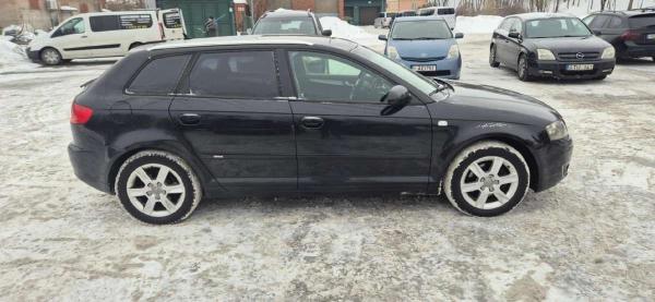 Black Audi A3 2006 in Klaipeda, with an engine capacity of 1.97 L and mileage of 323 thousand km for 3000 €, photo 4 on AUTOMOTO.COM.LV