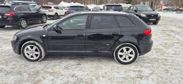 Black Audi A3 2006 in Klaipeda, with an engine capacity of 1.97 L and mileage of 323 thousand km for 3000 €, photo 6 on AUTOMOTO.COM.LV