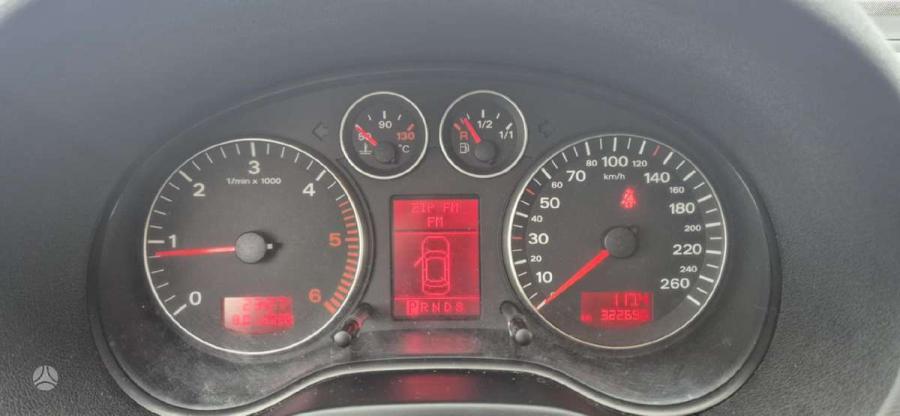 Melns Audi A3 2006 Klaipėda, ar dzinēja tilpumu 1.97 L un nobraukumu 323 tūkst. km par 3000 €, foto 14 vietnē AUTOMOTO.COM.LV