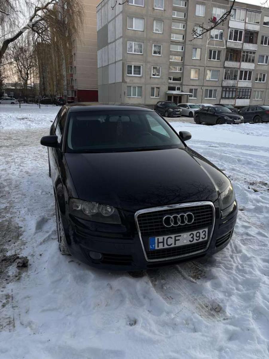 Melns Audi A3 2006 Kauņa, ar dzinēja tilpumu 2.00 L un nobraukumu 408 tūkst. km par 2200 €, foto 2 vietnē AUTOMOTO.COM.LV