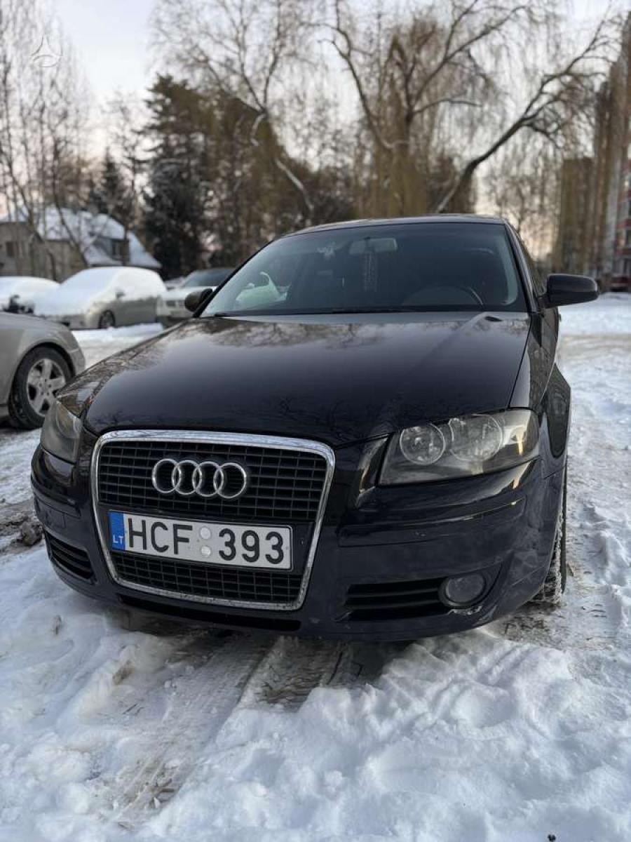 Melns Audi A3 2006 Kauņa, ar dzinēja tilpumu 2.00 L un nobraukumu 408 tūkst. km par 2200 €, foto 3 vietnē AUTOMOTO.COM.LV