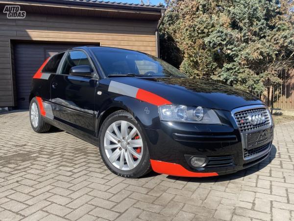 Black Audi A3 2006 in Vilnius, with an engine capacity of 2.00 L and mileage of 312 thousand km for 2850 €, photo 1 on AUTOMOTO.COM.LV