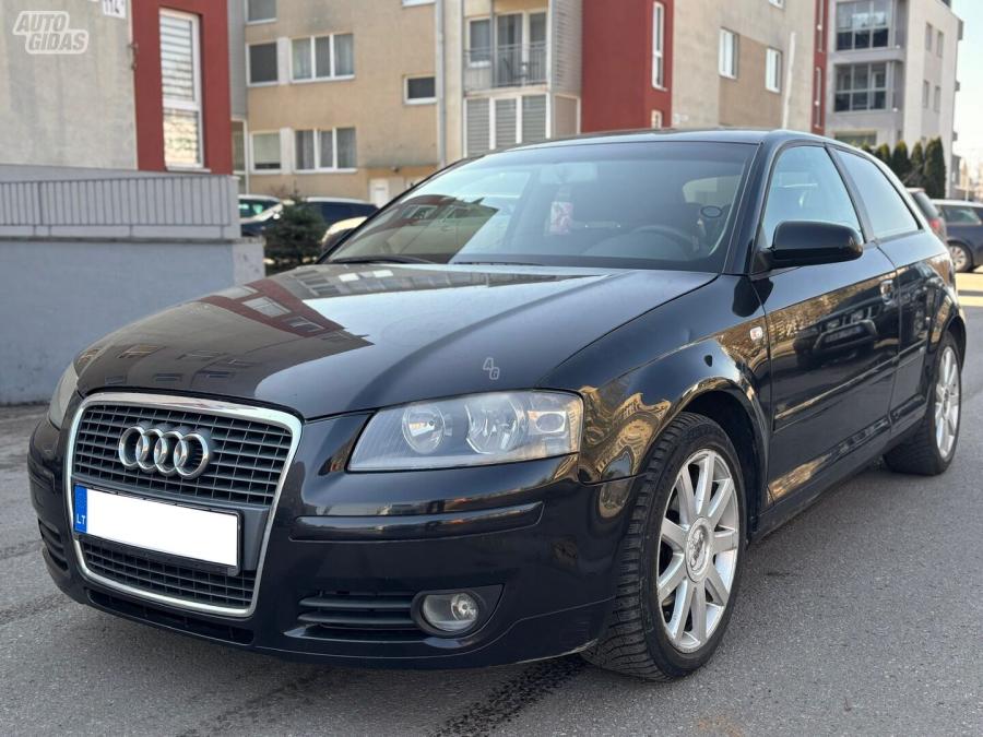 Black Audi A3 2006 in Kaunas, with an engine capacity of 2.00 L and mileage of 400 thousand km for 1850 €, photo 5 on AUTOMOTO.COM.LV