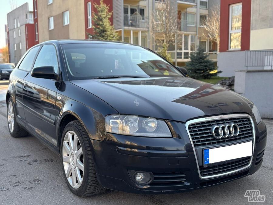 Black Audi A3 2006 in Kaunas, with an engine capacity of 2.00 L and mileage of 400 thousand km for 1850 €, photo 6 on AUTOMOTO.COM.LV