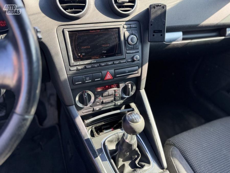Melns Audi A3 2006 Ukmergė, ar dzinēja tilpumu 2.00 L un nobraukumu 298 tūkst. km par 1500 €, foto 11 vietnē AUTOMOTO.COM.LV