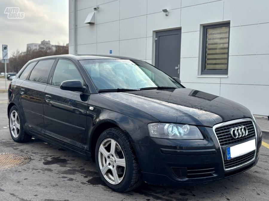 Black Audi A3 2006 in Kaunas, with an engine capacity of 2.00 L and mileage of 300 thousand km for 2000 €, photo 2 on AUTOMOTO.COM.LV