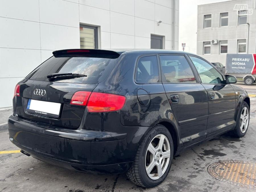 Black Audi A3 2006 in Kaunas, with an engine capacity of 2.00 L and mileage of 300 thousand km for 2000 €, photo 3 on AUTOMOTO.COM.LV