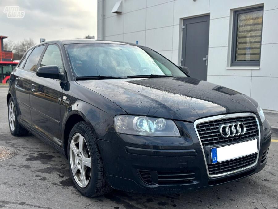 Black Audi A3 2006 in Kaunas, with an engine capacity of 2.00 L and mileage of 300 thousand km for 2000 €, photo 6 on AUTOMOTO.COM.LV