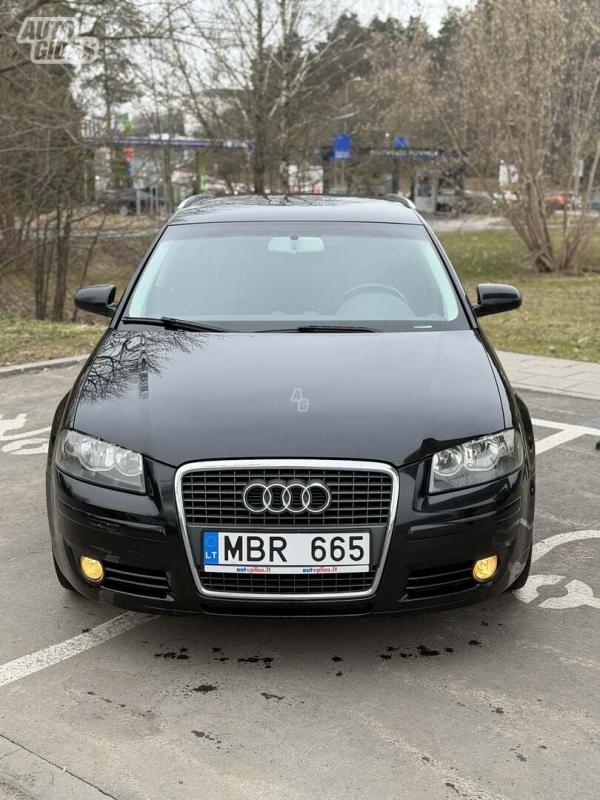 Black Audi A3 2006 in Vilnius, with an engine capacity of 2.00 L and mileage of 384 thousand km for 2550 €, photo 1 on AUTOMOTO.COM.LV