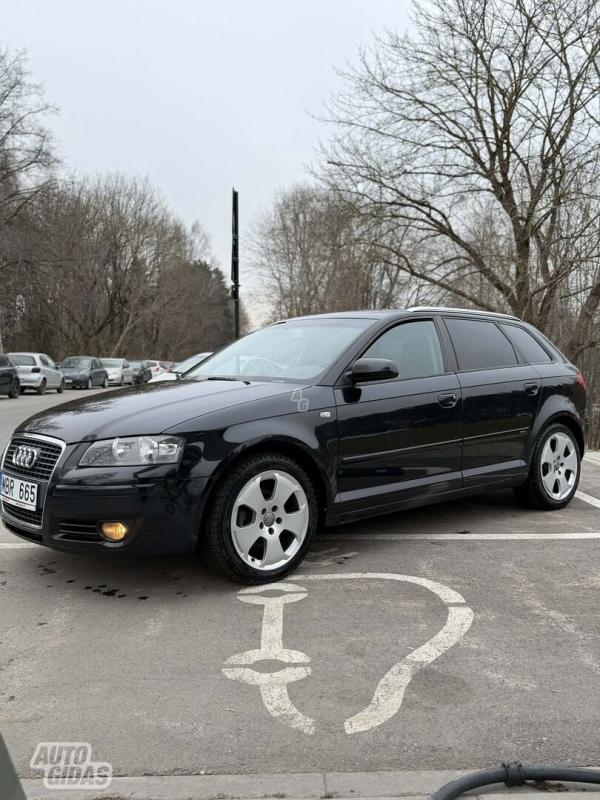 Black Audi A3 2006 in Vilnius, with an engine capacity of 2.00 L and mileage of 384 thousand km for 2550 €, photo 2 on AUTOMOTO.COM.LV