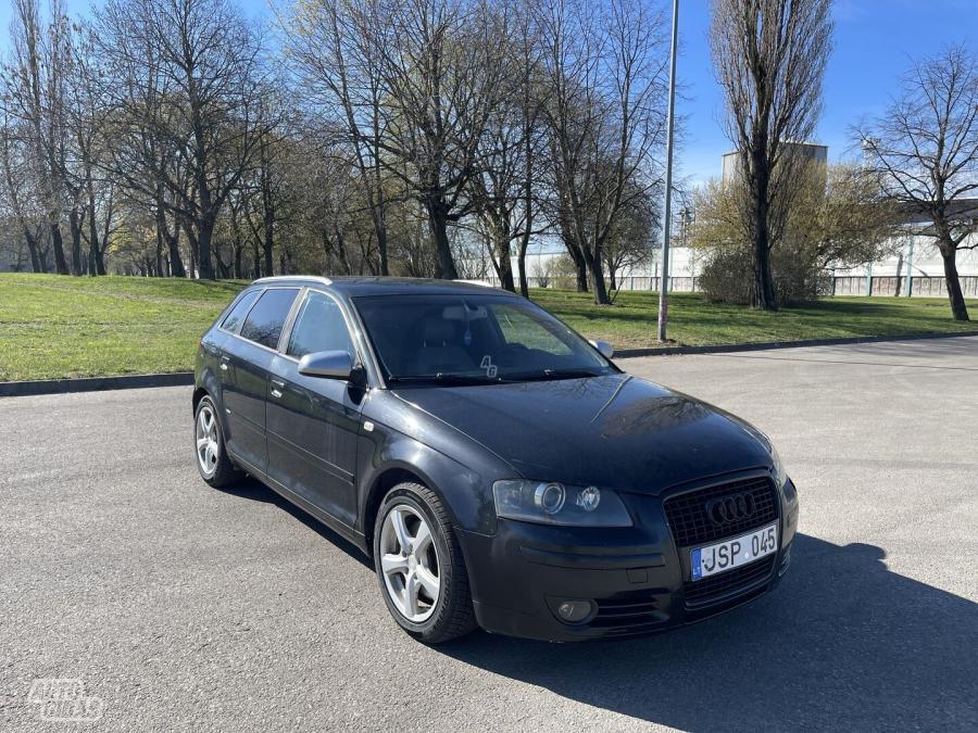 Melns Audi A3 2006 Klaipėda, ar dzinēja tilpumu 2.00 L un nobraukumu 275 tūkst. km par 2800 €, foto 1 vietnē AUTOMOTO.COM.LV