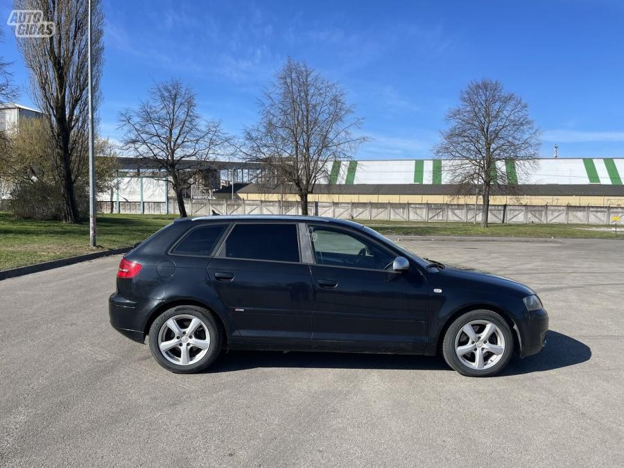 Melns Audi A3 2006 Klaipėda, ar dzinēja tilpumu 2.00 L un nobraukumu 275 tūkst. km par 2800 €, foto 7 vietnē AUTOMOTO.COM.LV