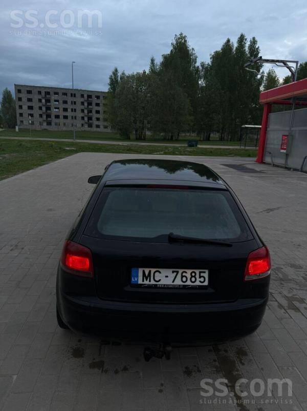 Black Audi A3 2006 in Jekabpils, with an engine capacity of 2.00 L and mileage of 407 thousand km for 1000 €, photo 2 on AUTOMOTO.COM.LV