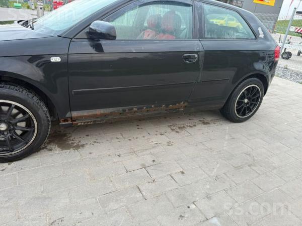 Black Audi A3 2006 in Jekabpils, with an engine capacity of 2.00 L and mileage of 407 thousand km for 1000 €, photo 3 on AUTOMOTO.COM.LV