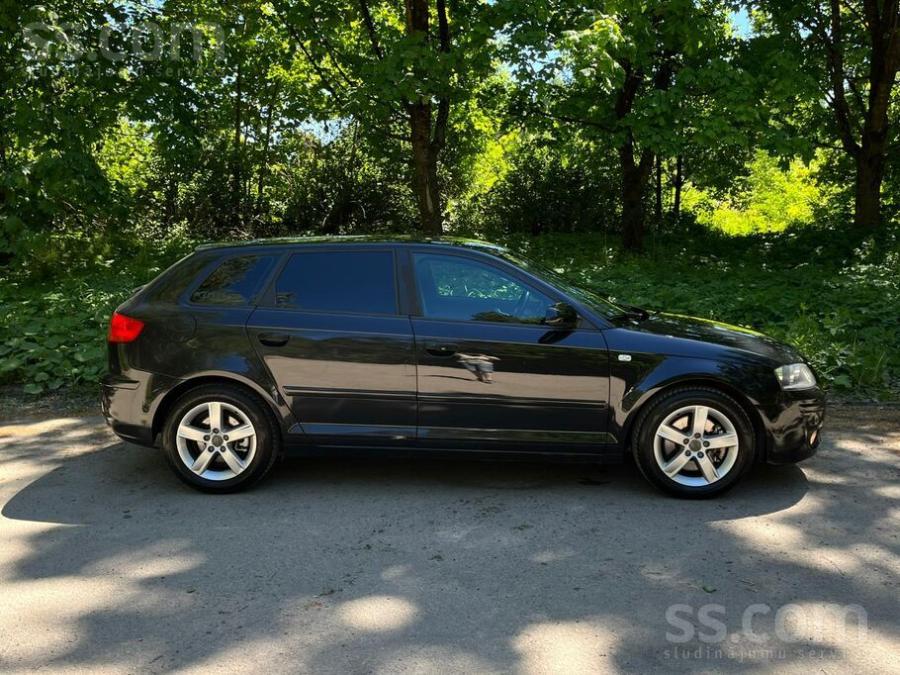 Black Audi A3 2006 in Riga, with an engine capacity of 2.00 L and mileage of 0 thousand km for 4490 €, photo 7 on AUTOMOTO.COM.LV